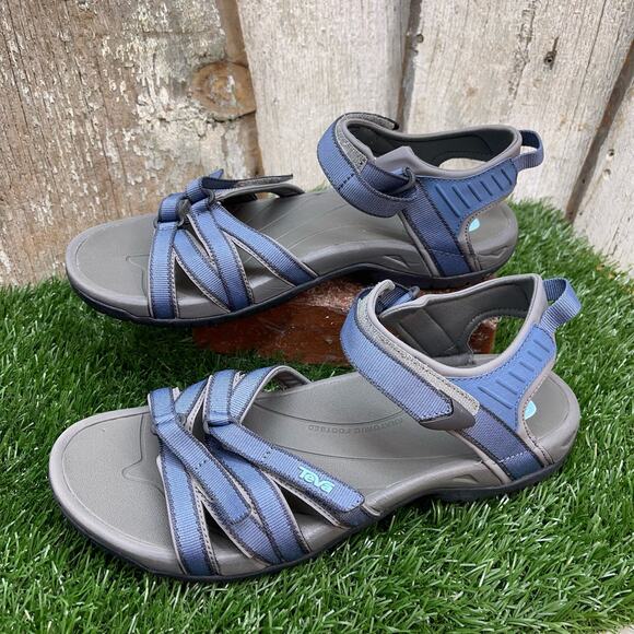 Teva | Shoes | Teva Tirra Bering Sea Blue Strappy Water Sandal Womens 1 ...